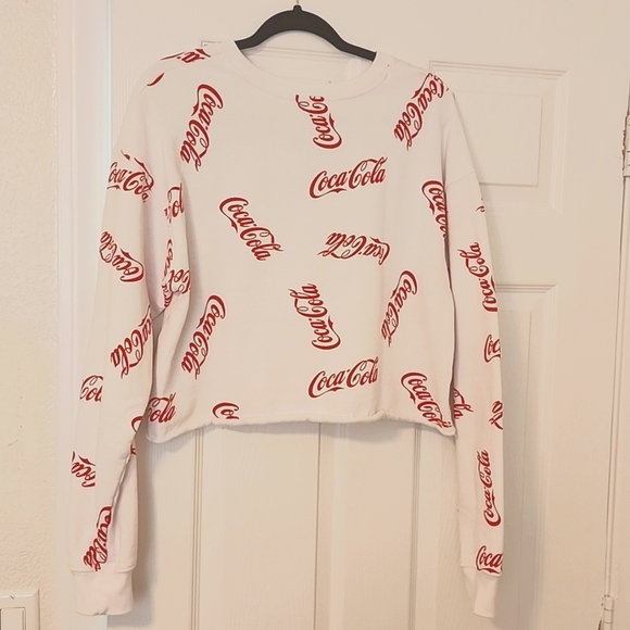 Coca Cola | Sweaters | Coca Cola Crop Sweater | Poshmark